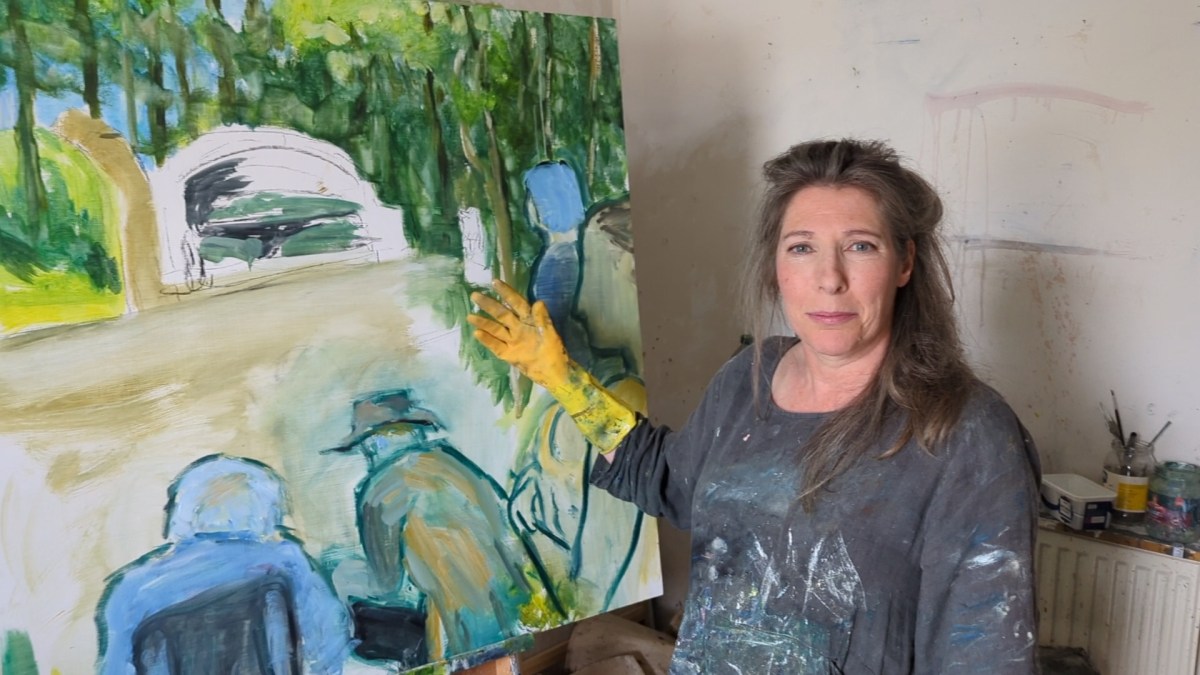 Painting process 5 – ‘The Path’ | Rose Strang Artworks